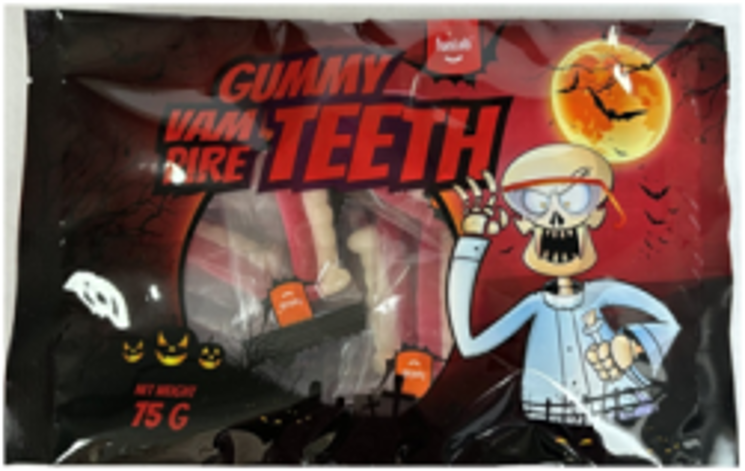Gummy Teeth 75g – Tom's Confectionery Warehouse