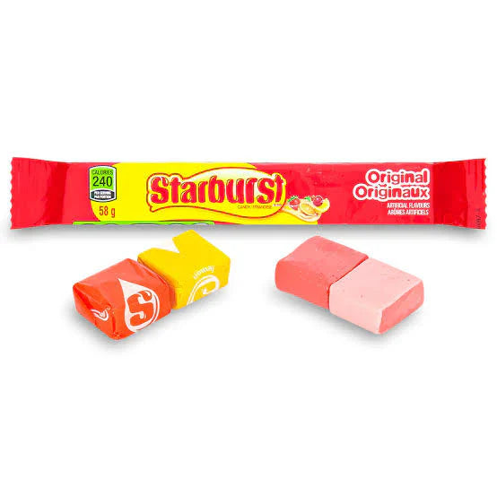 Starburst Original Fruit Chews 58g – Tom's Confectionery Warehouse