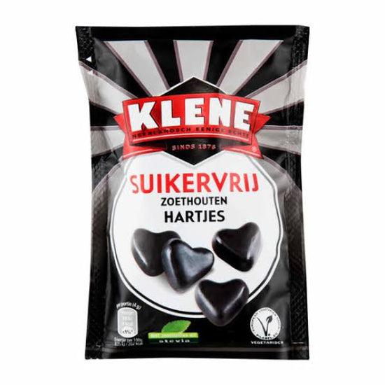 Klene Sugarfree Licorice Heart Shaped Sweetwood – Tom's Confectionery ...
