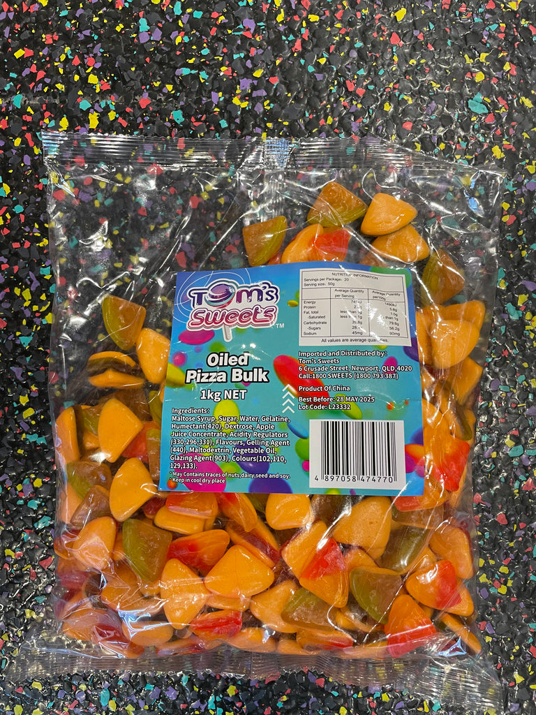Tom’s sweets - Oiled Pizza Bulk 1kg – Tom's Confectionery Warehouse
