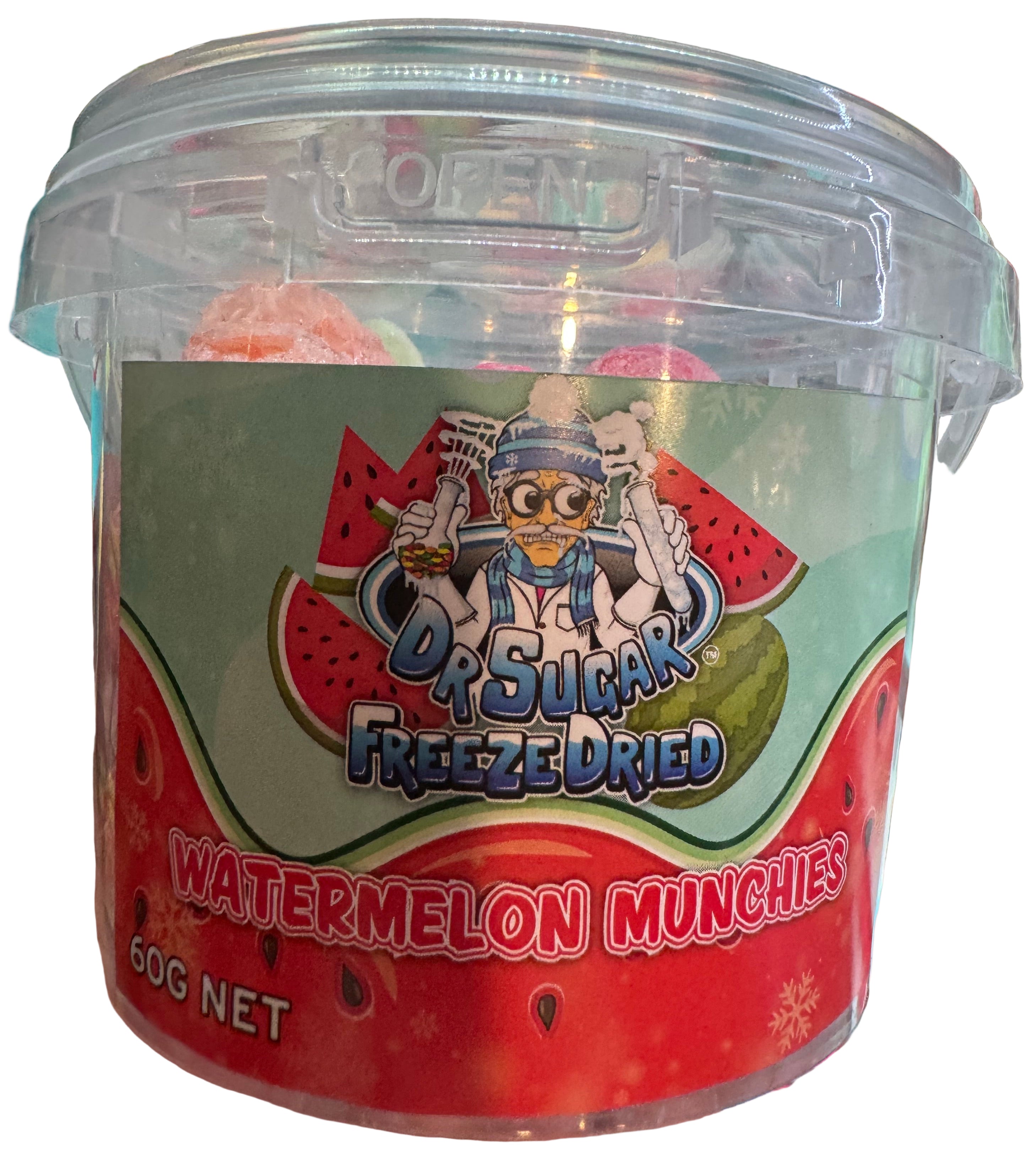 Dr Sugar Freeze Dried Watermelon Munchies – Tom's Confectionery Warehouse
