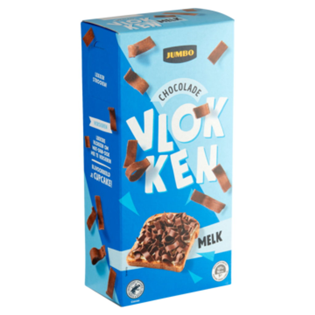 Jumbo - Vlokken Melk (Chocolate Flakes Milk) 300g – Tom's Confectionery ...