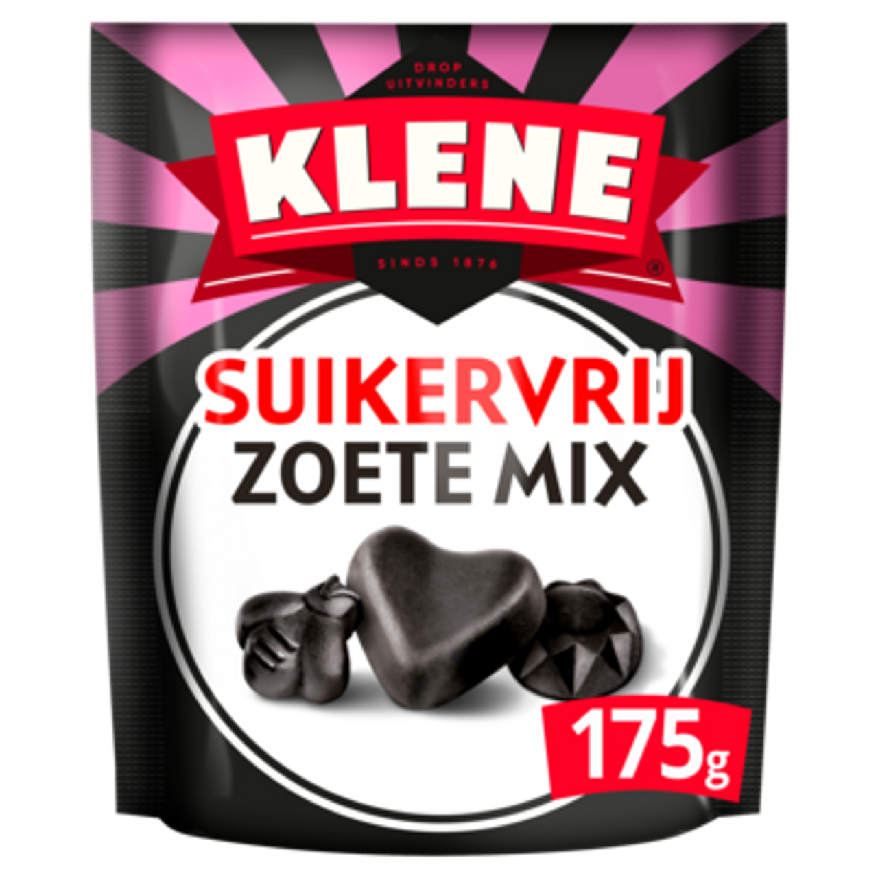 Klene - Dropmix Zoet Suikervrij (Licorice Sweet Assorted Sugarfree) 17 ...