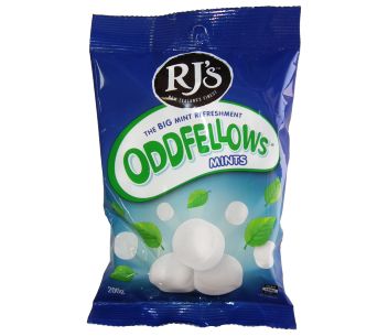 RJ'S Oddfellows Mints 200g – Tom's Confectionery Warehouse