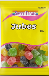 Sweet Treats Jubes 150g – Tom's Confectionery Warehouse