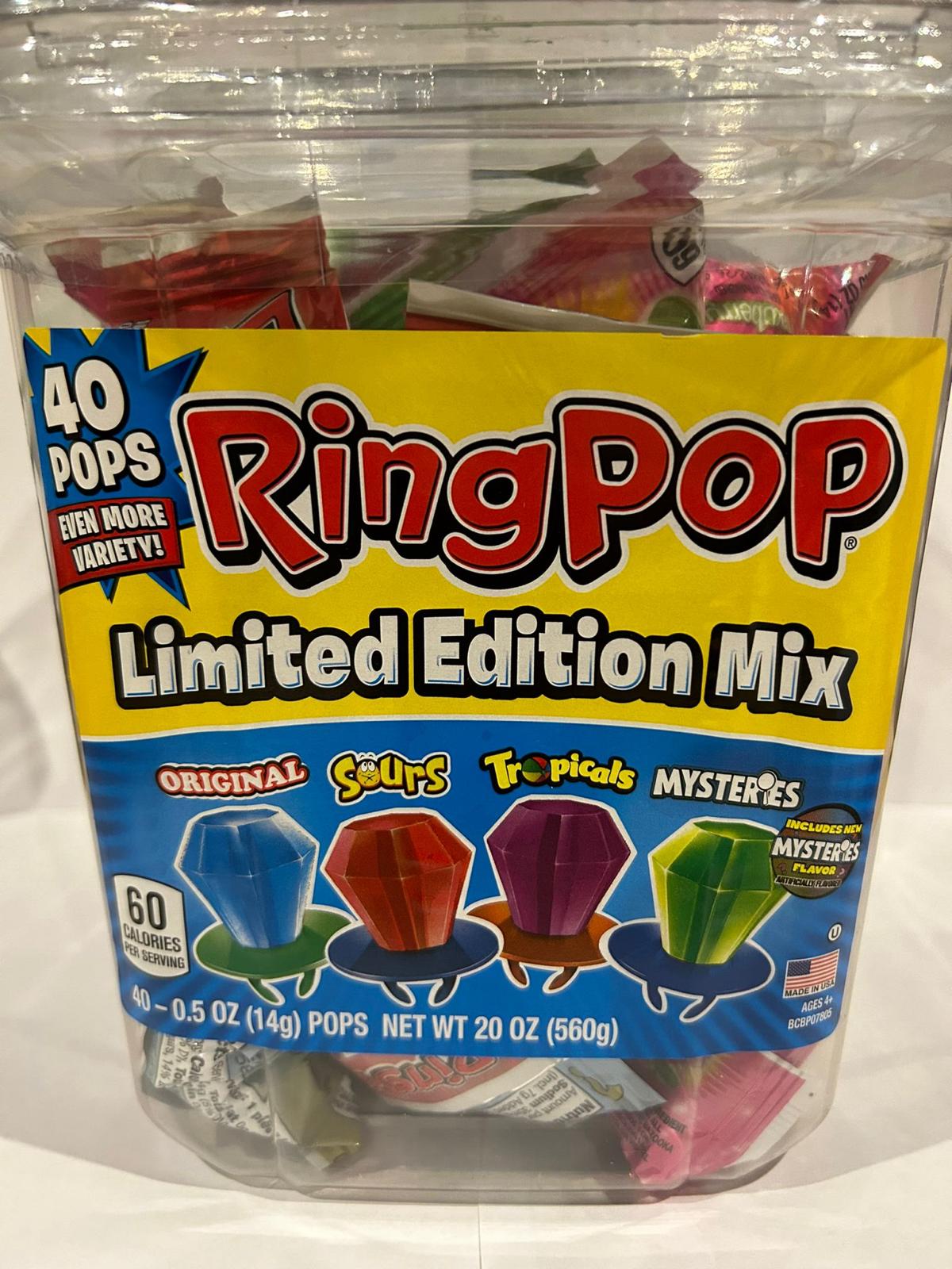 Topps Ring Tub 40 – Tom's Confectionery Warehouse