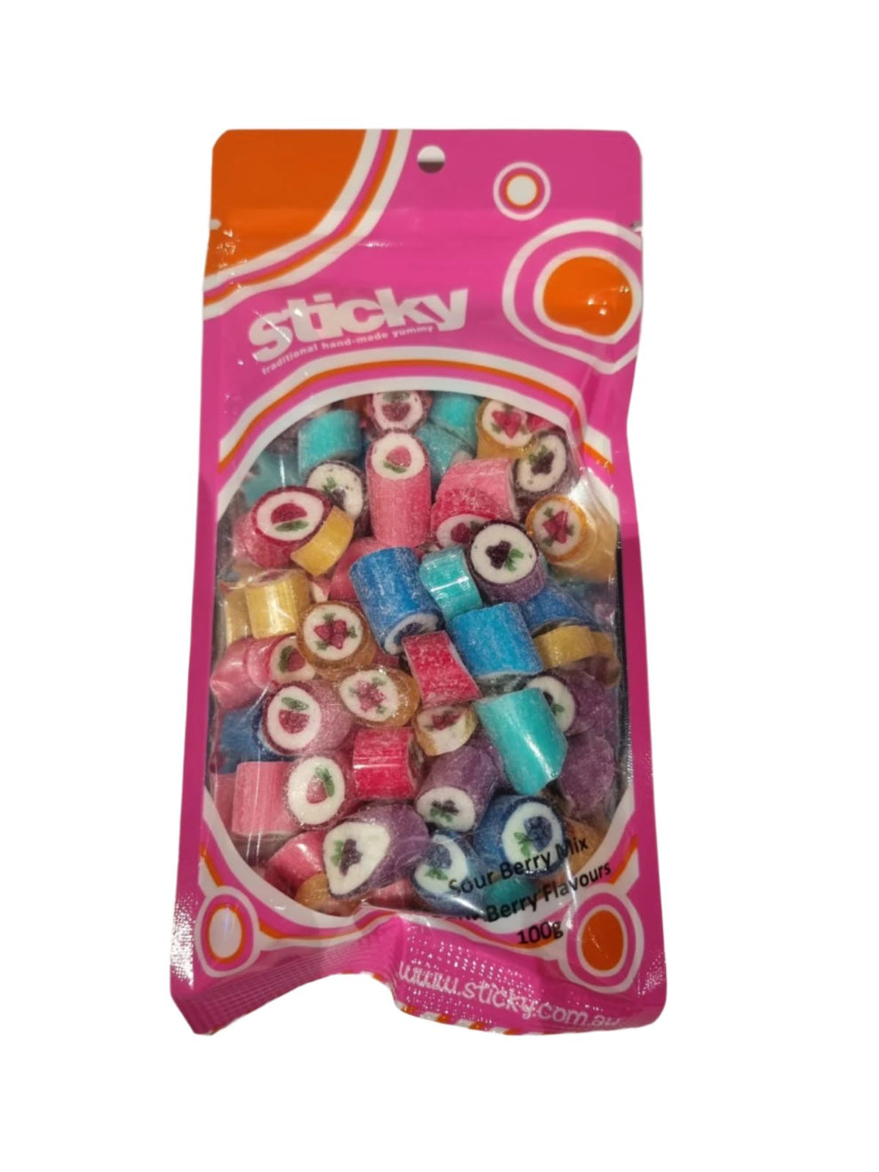 Sticky- Sour Berry Mix 100g – Tom's Confectionery Warehouse