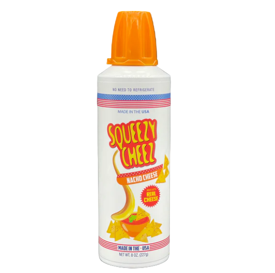 Squeezy Cheez Real Cheese 227g – Tom's Confectionery Warehouse