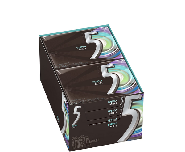 Wrigley's 5 Gum RPM Mint – Tom's Confectionery Warehouse