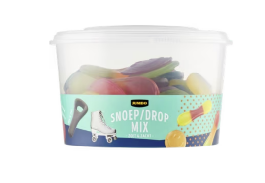 Dutch Jumbo - Snoep plus Drop Mix 500g – Tom's Confectionery Warehouse
