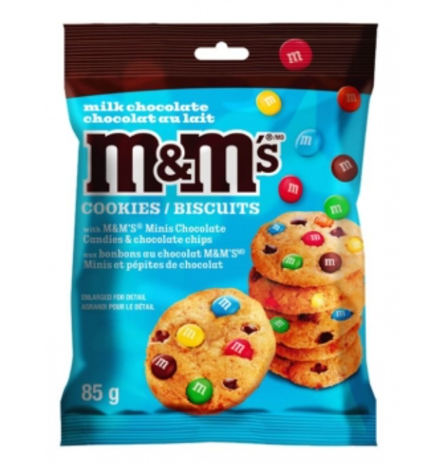 M&M's Minis Cookies/Buiscuits 85g – Tom's Confectionery Warehouse