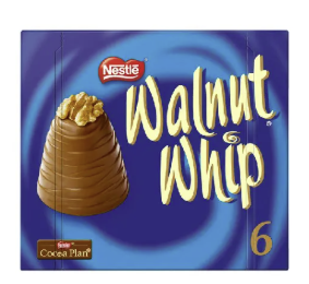 UK Walnut Whip 6pk 180g – Tom's Confectionery Warehouse