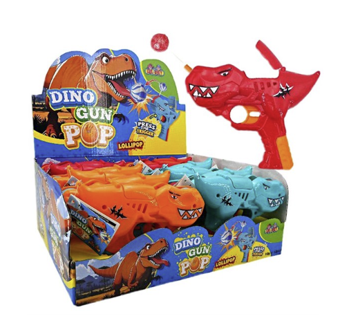 Kidsfrenzy Dino Gun Pop 10g – Tom's Confectionery Warehouse