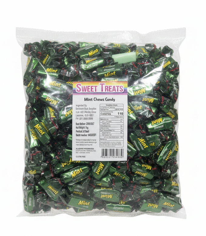Sweet Treats Mint Chews Candy 1kg – Tom's Confectionery Warehouse