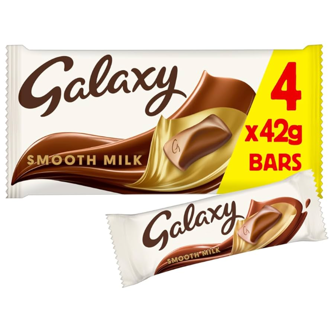 UK Galaxy Smooth Milk Chocolate Bar 42g – Tom's Confectionery Warehouse