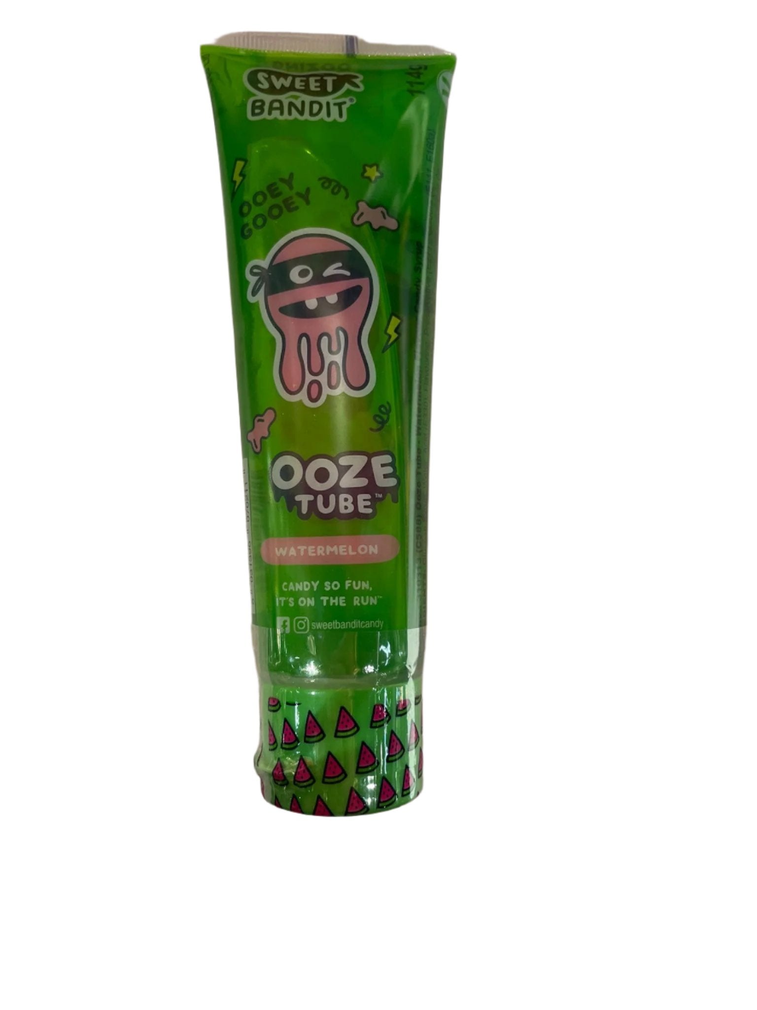 Sweet Bandit Ooze Tubes Watermelon 114g – Tom's Confectionery Warehouse