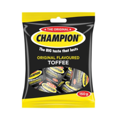 Wilsons/Champion Toffees Original 150g – Tom's Confectionery Warehouse
