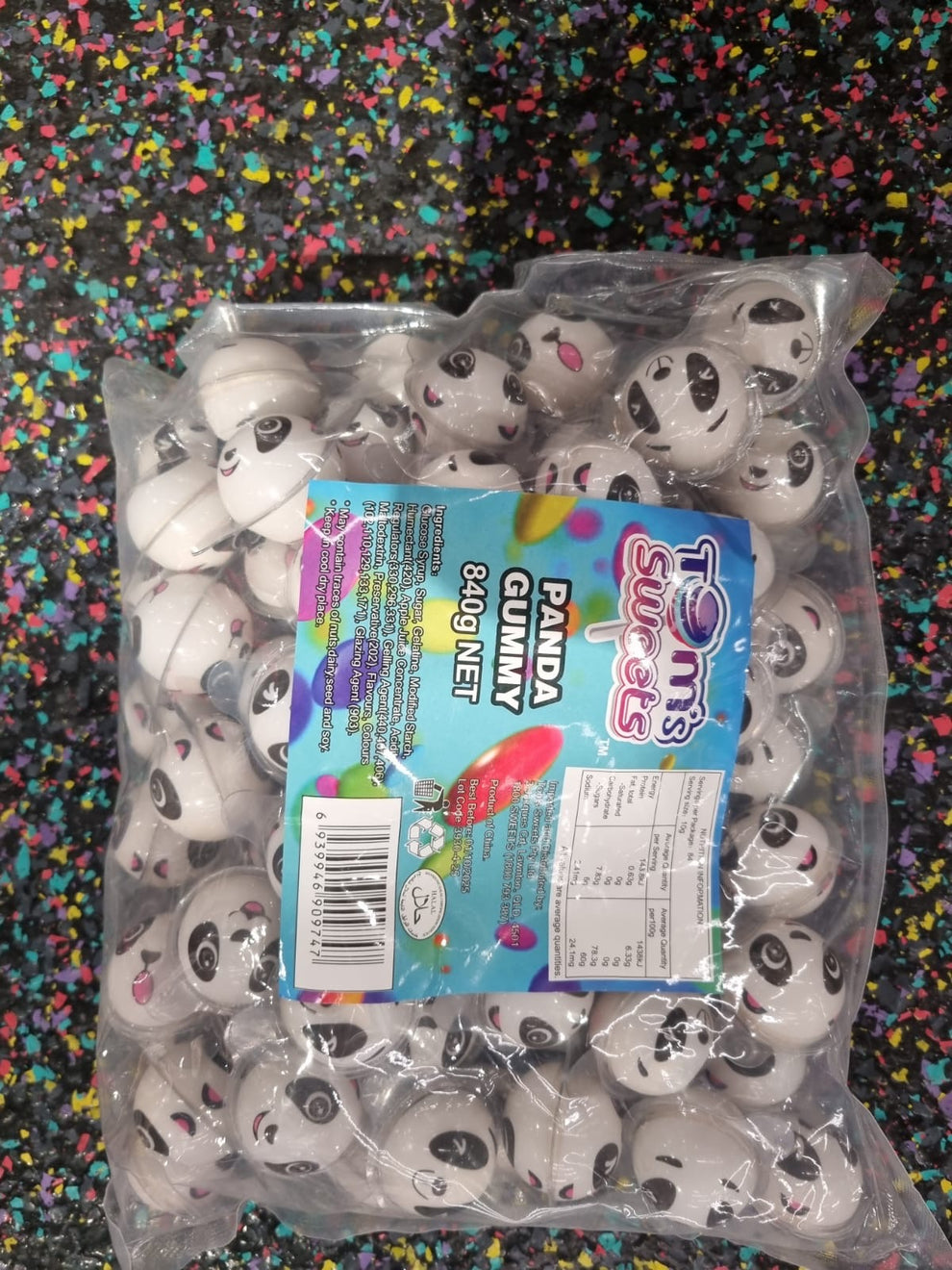 Tom’s Sweets Panda Gummy 840g – Tom's Confectionery Warehouse
