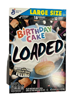 Loaded Birthday Cake Cereal 368g – Tom's Confectionery Warehouse