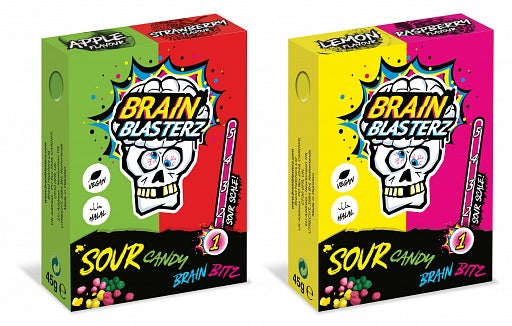 Brain Blasterz Sour Brain Bitz 45g – Tom's Confectionery Warehouse
