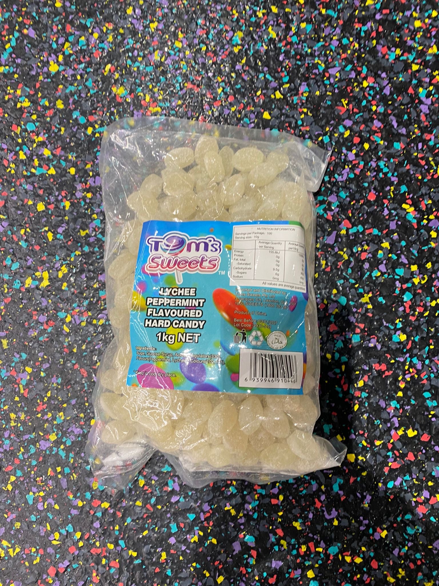 Tom's Sweets Lichee Peppermint Hard Candy 1kg – Tom's Confectionery ...