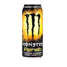 Monster Rehab Tea + Lemonade - 500ml – Tom's Confectionery Warehouse