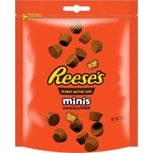 REESE PB MINIS UNWRAPPED 120G – Tom's Confectionery Warehouse