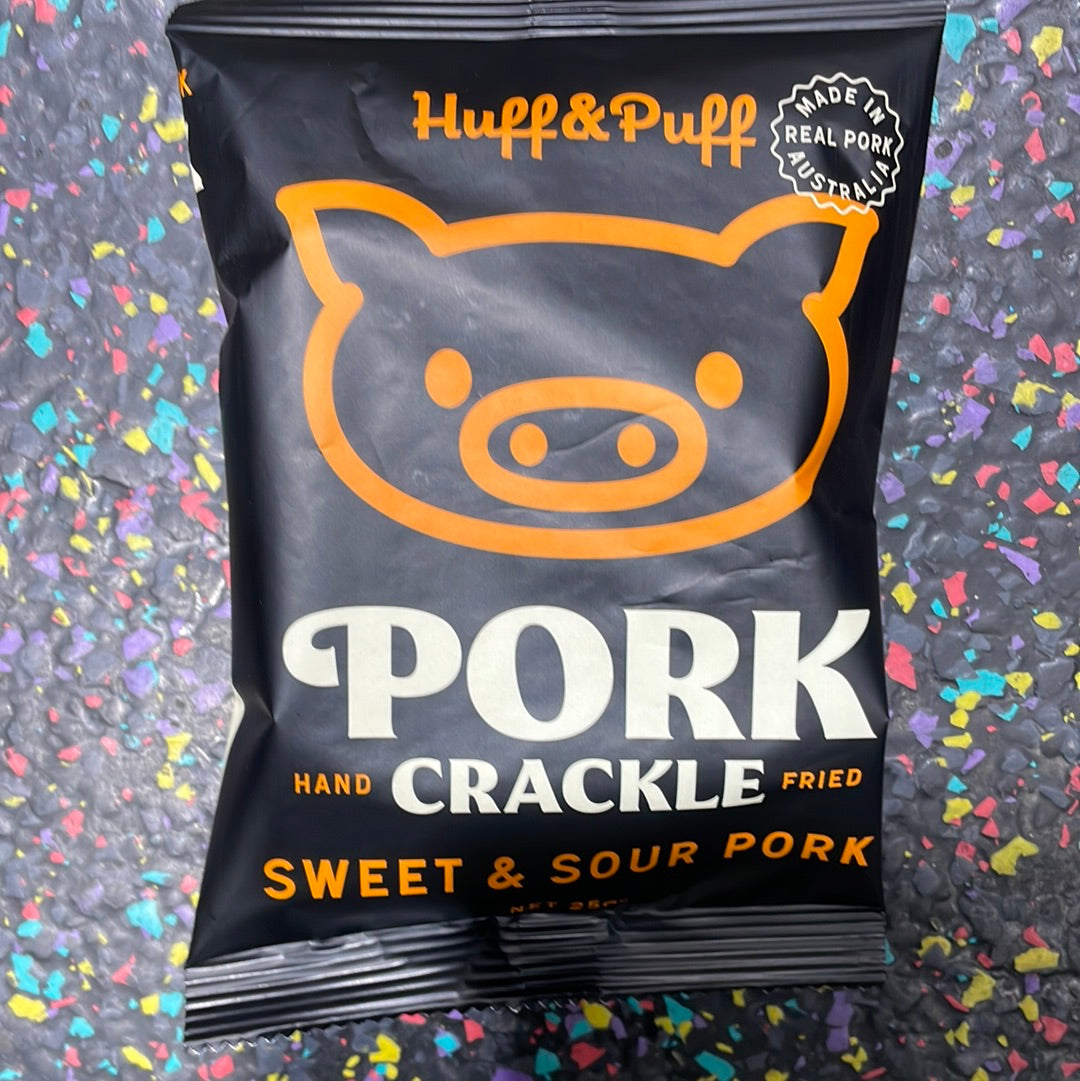 Huff & Puff Pork Crackle Sweet & sour – Tom's Confectionery Warehouse