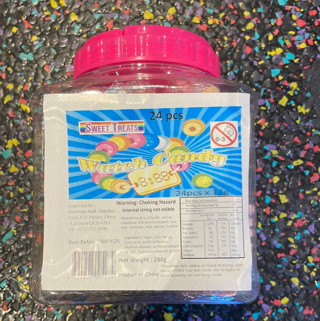 Sweet Treats Watch Candy 12g – Tom's Confectionery Warehouse