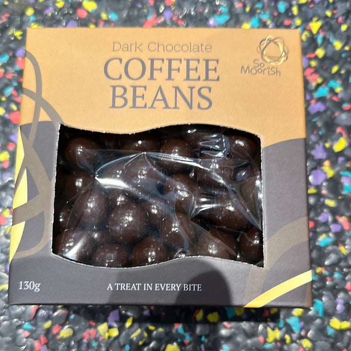 Dark Choc Coffee Beans 130g – Tom's Confectionery Warehouse