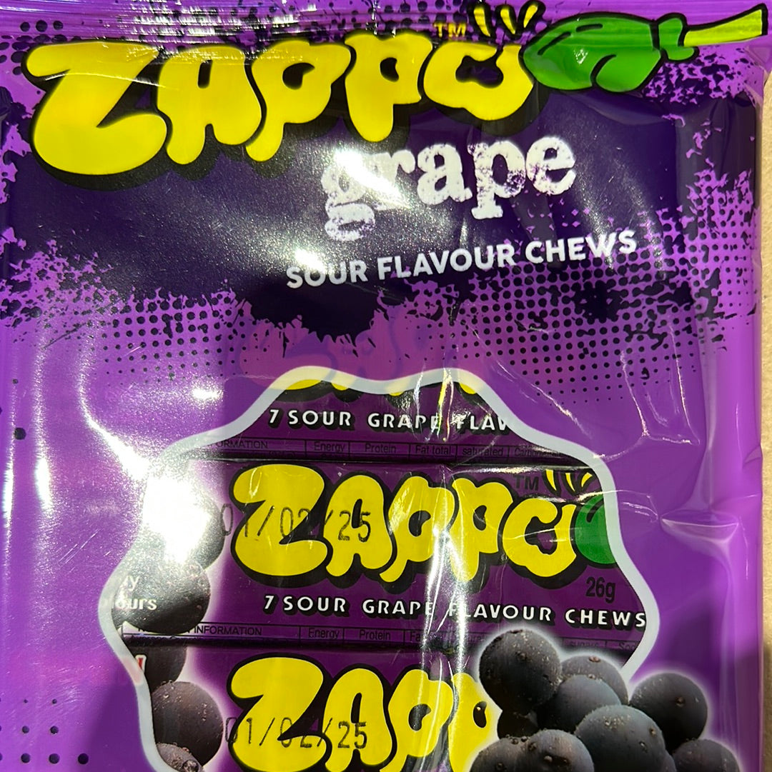 Crown Zappo Grape 4pk – Tom's Confectionery Warehouse