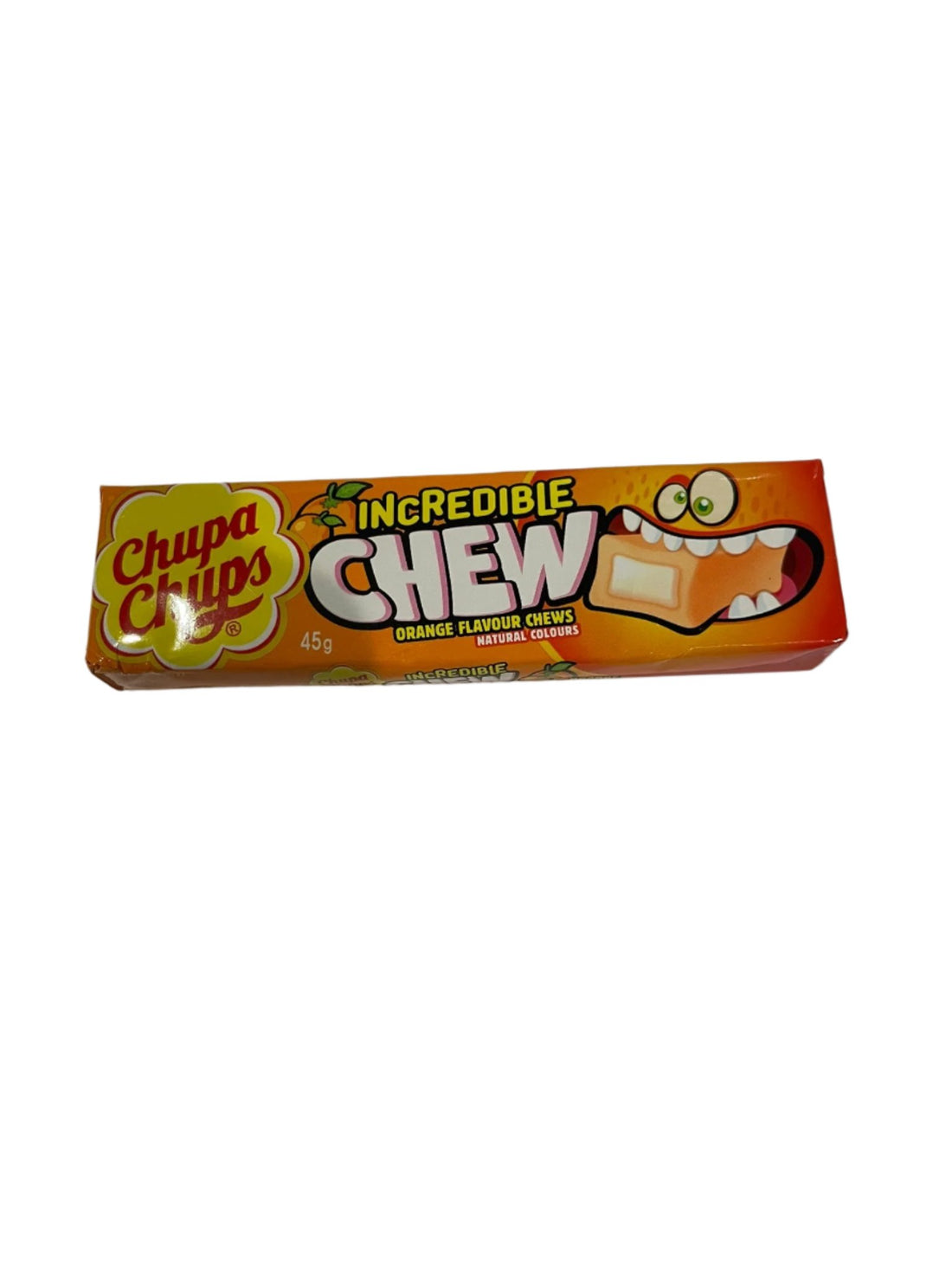 Chupa Chups Incredible Chew Orange 45g – Tom's Confectionery Warehouse