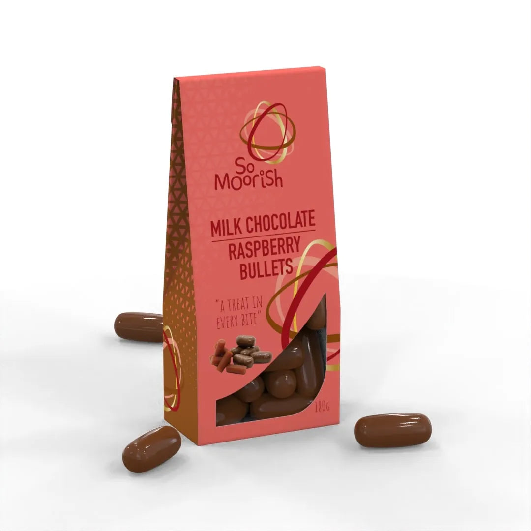 Milk Choc Raspberry Bullets 180g – Tom's Confectionery Warehouse