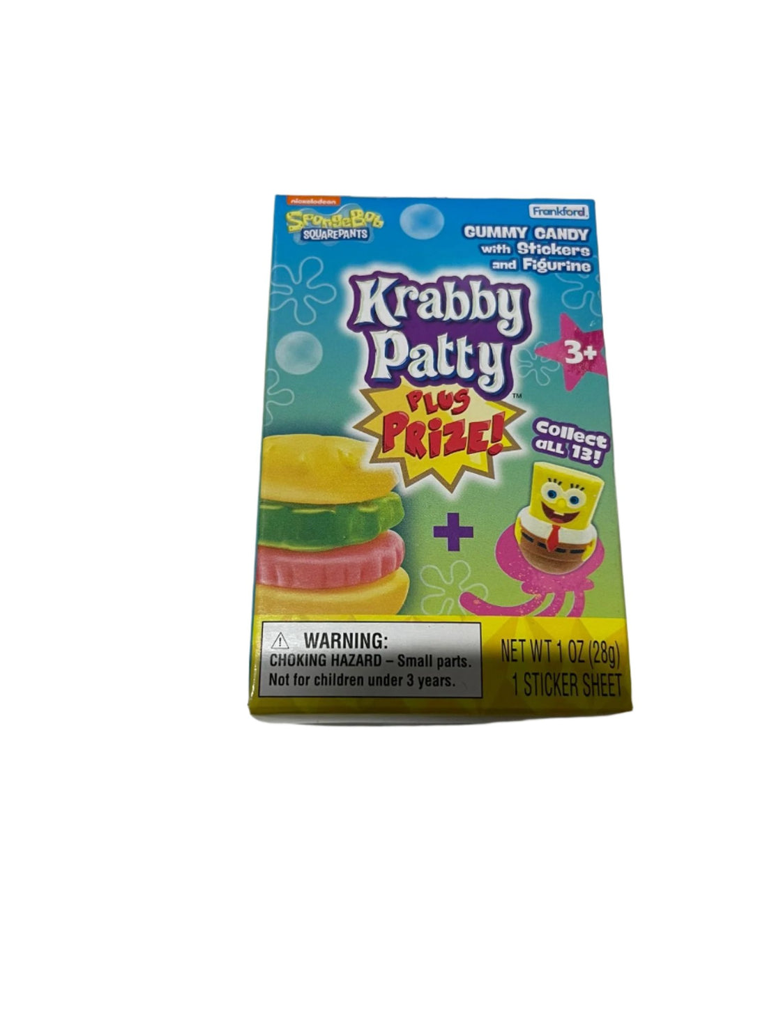 Frankford Krabby Patty Plus Prize 28g – Tom's Confectionery Warehouse