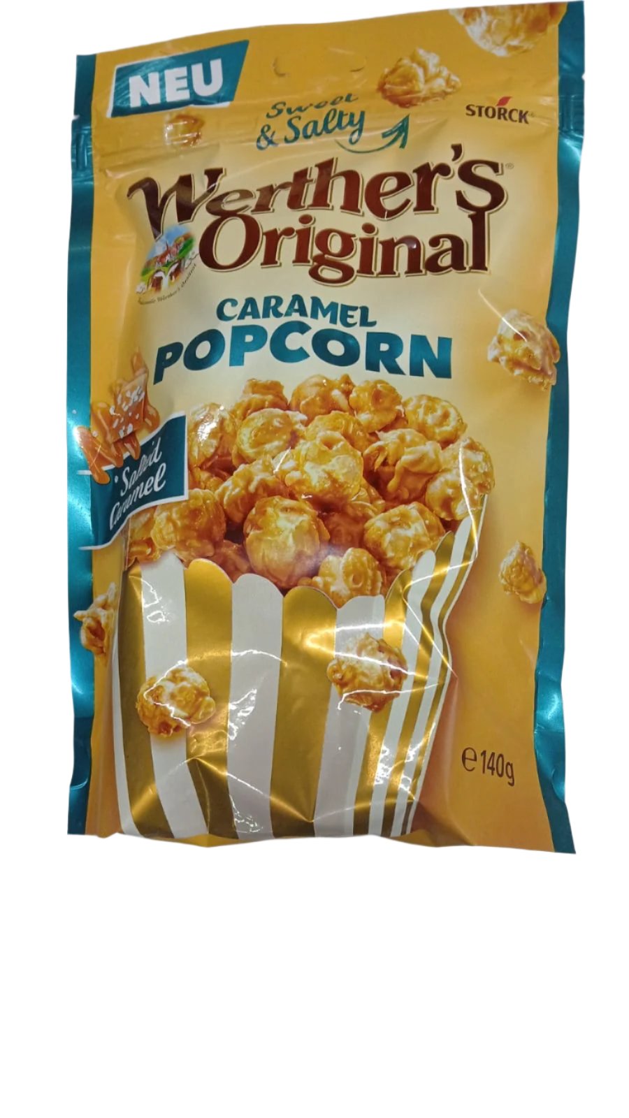 Werther's Popcorn Salted Caramel 140g – Tom's Confectionery Warehouse