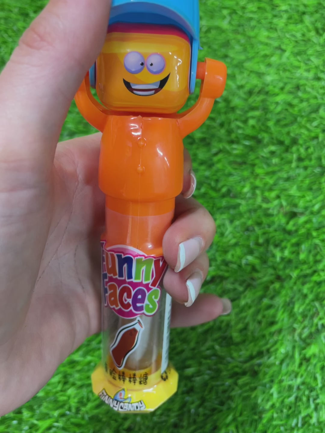 Tom's Sweets Funny Faces Pop 15g – Tom's Confectionery Warehouse