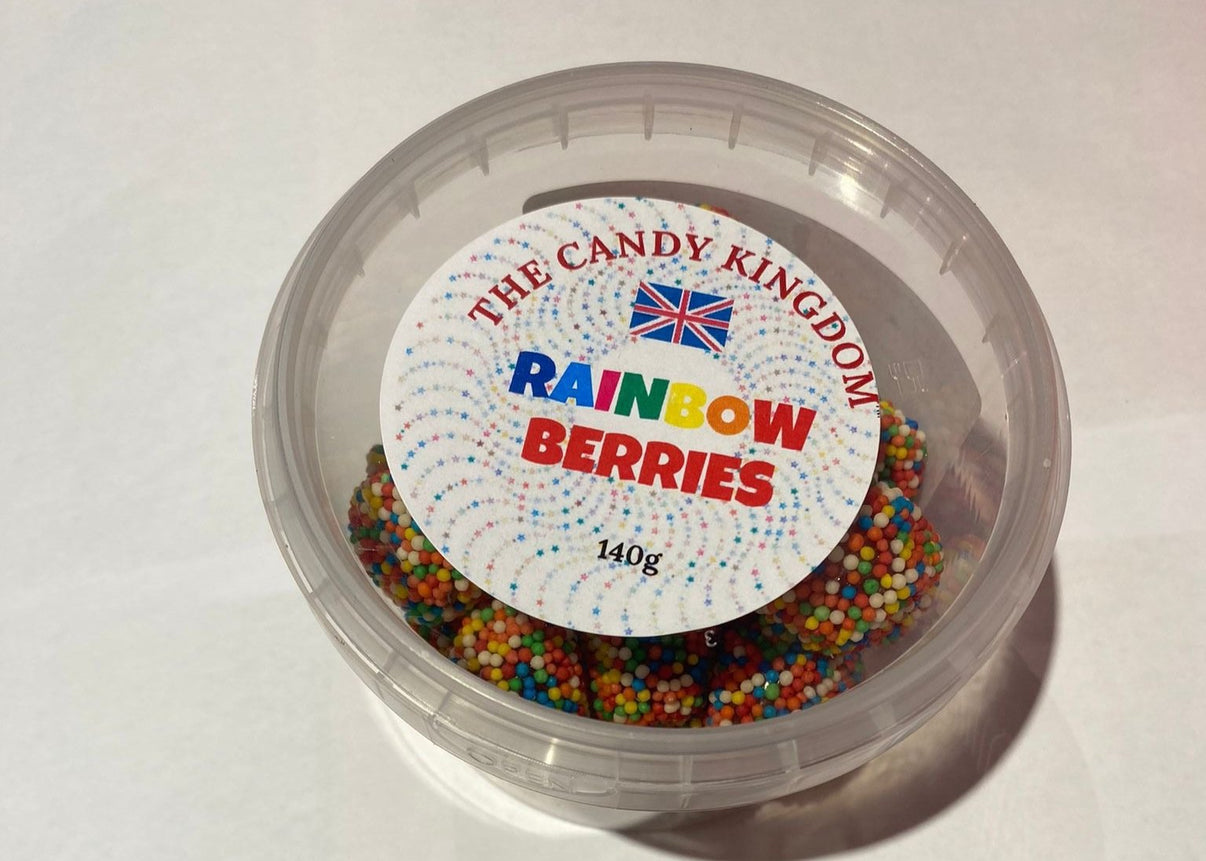 TCK Tub Rainbow Berries 140g – Tom's Confectionery Warehouse