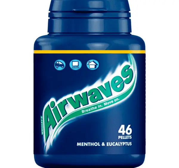 WRIGLEY AIRWAVE MENTHOL BOTTLE 46PC – Tom's Confectionery Warehouse