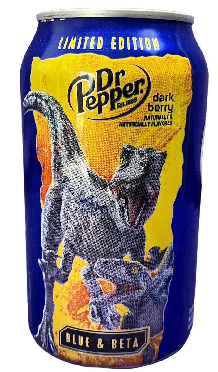 Dr Pepper Dark Berry Jurassic World 355ml – Tom's Confectionery Warehouse