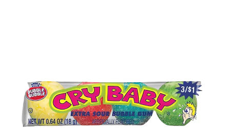 USA Cry Baby Doble Bubble Gum 18g – Tom's Confectionery Warehouse