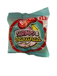 Barratt Shrimp & Bananas 150g – Tom's Confectionery Warehouse