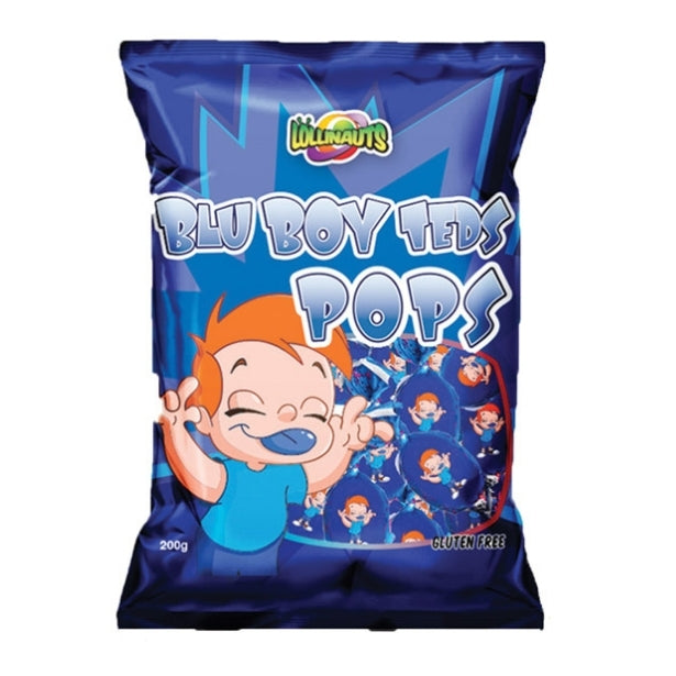 Blu Boy Ted Pops 200g – Tom's Confectionery Warehouse