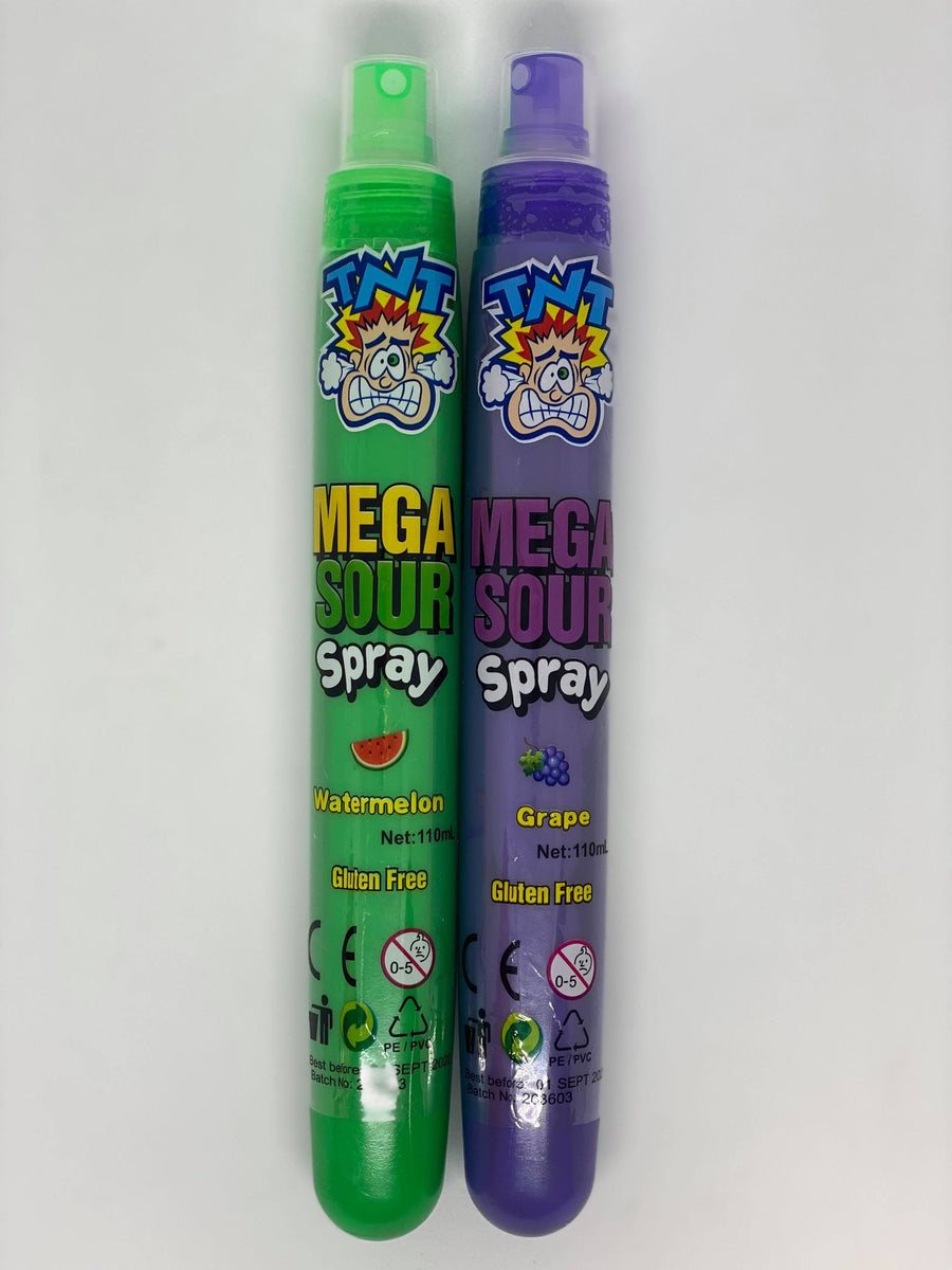 TNT Mega Sour Spray Grape / Watermelon – Tom's Confectionery Warehouse