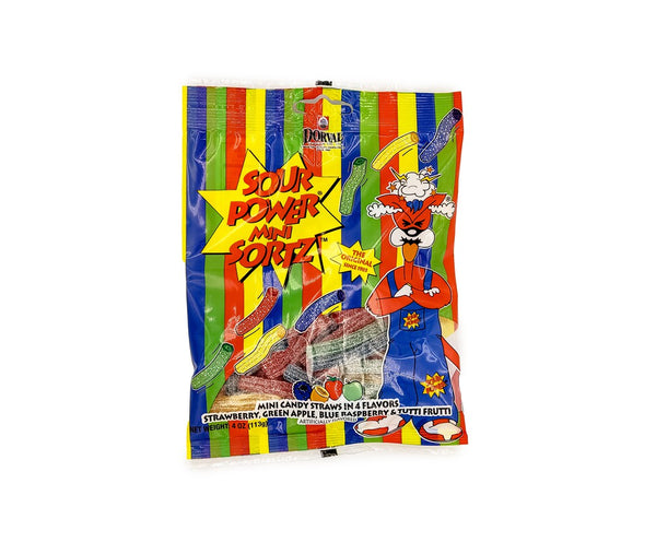 SOUR POWER MINI SORTZ 113G – Tom's Confectionery Warehouse