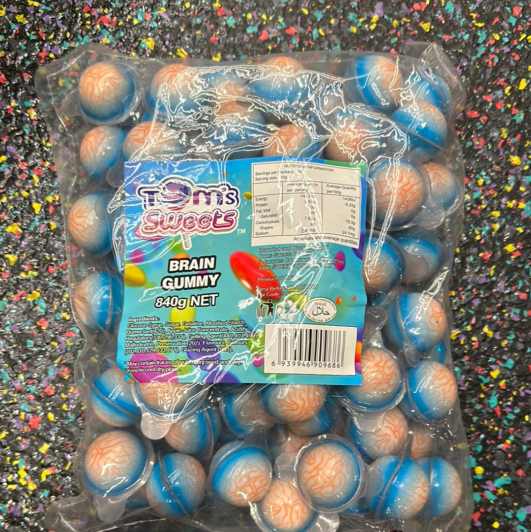 Tom’s Sweets Brain Gummy 840g – Tom's Confectionery Warehouse