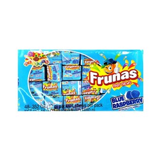 FRUNAS BLUE RASPBERRY 48CT – Tom's Confectionery Warehouse