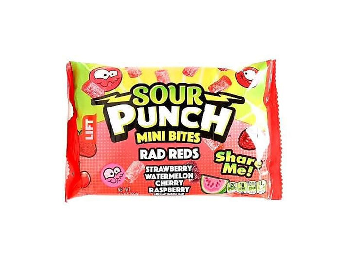 SOUR PUNCH RAD REDS BITES 99G – Tom's Confectionery Warehouse