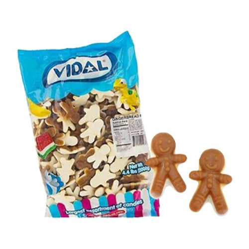 VIDAL GUMMI GINGERBREAD MEN 2KG – Tom's Confectionery Warehouse