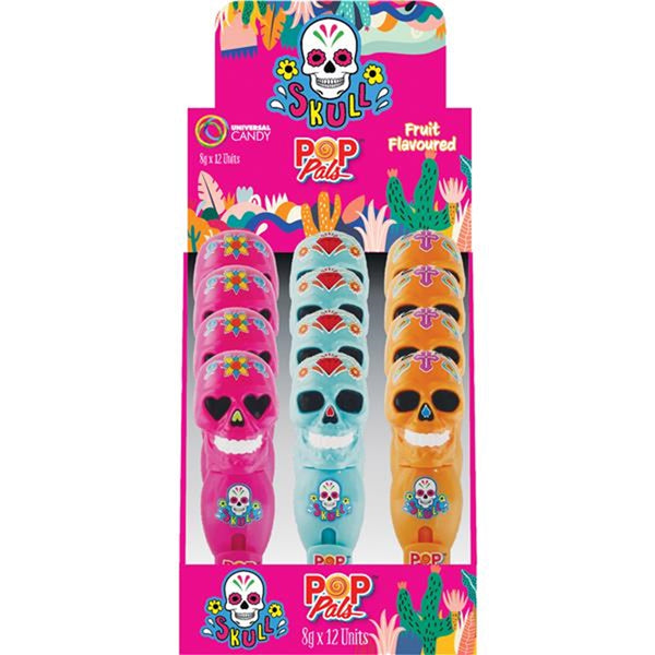 Pop Pals Skulls 8g – Tom's Confectionery Warehouse