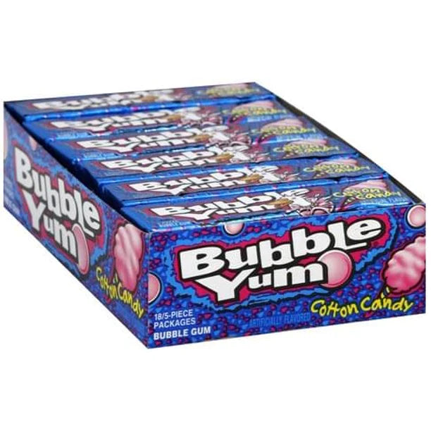 Bubble Yum Cotton Candy Gum 79g – Tom's Confectionery Warehouse